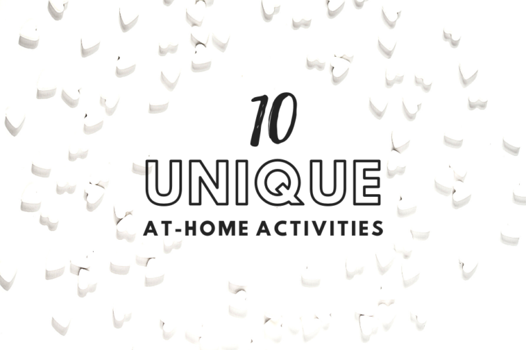 10 Unique (and Free) At-Home Activities to Try For Adults | Breakroom ...